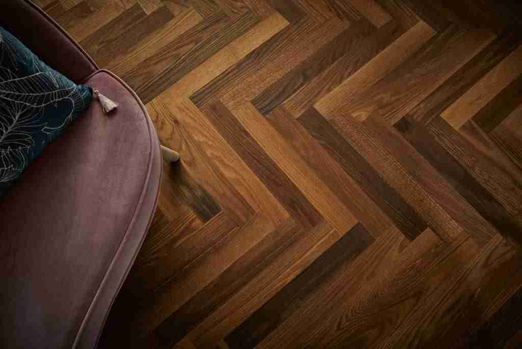 Harlesden Smoked Oak Engineered Wooden Parquet T&G - Kelvin Timber